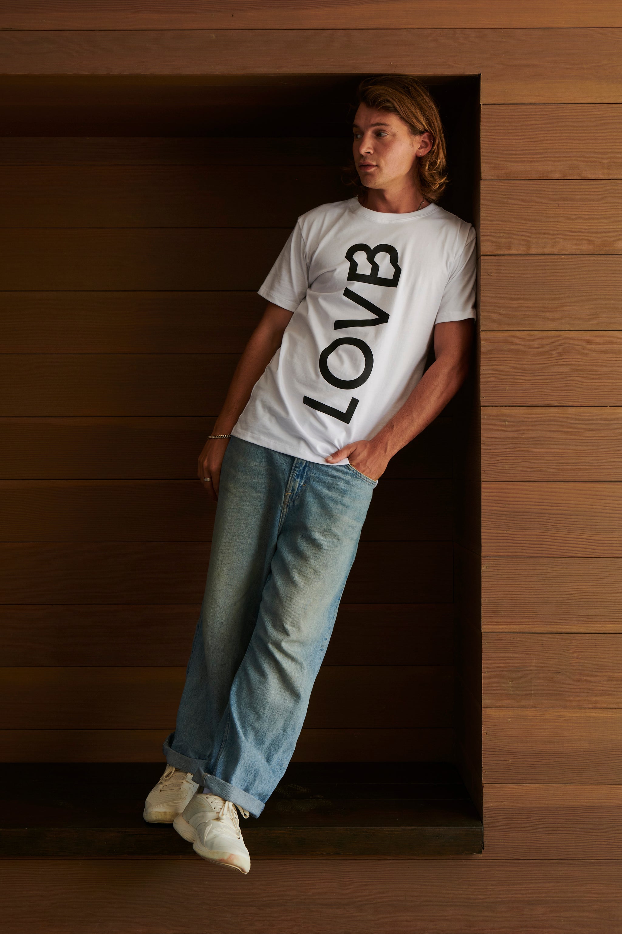 LOVB Unisex Max Vertical Logo Tee – LOVB.com Store